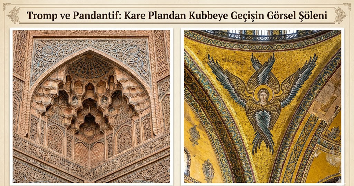 Kare Plandan Kubbeye Geçiş: Tromp ve Pandantif Arasındaki Fark Nedir ...